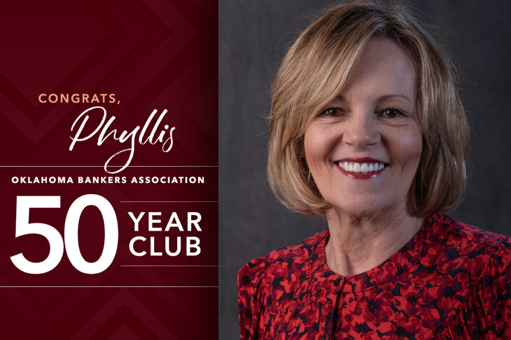Congrats, Phyllis - Quail Creek Bank